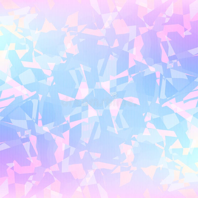 Abstract Shapes with Pastel Background Stock Illustration ...