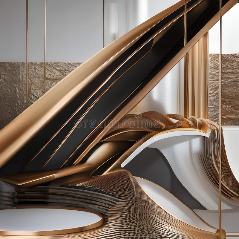 Abstract Shapes and Patterns Shifting and Changing, Creating a Sense of ...