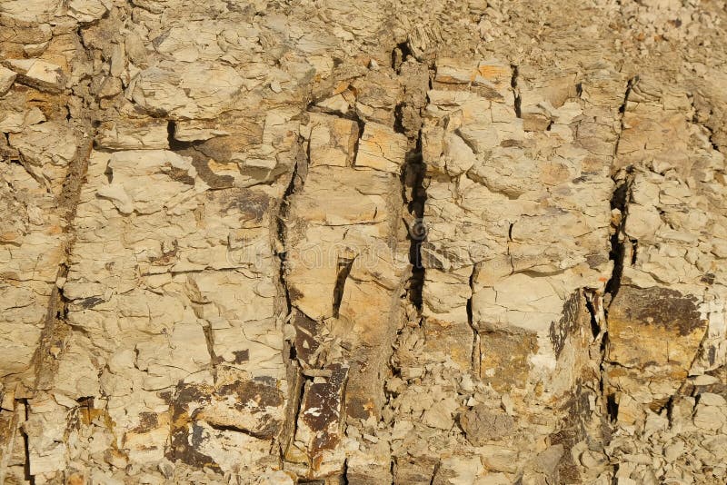 The Abstract Shapes, Patterns and Textures of Hard Soil Resemble Rocks ...