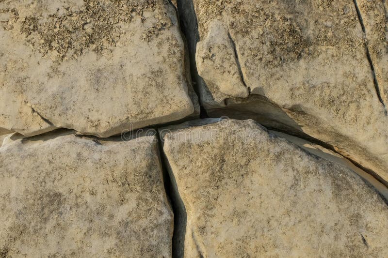 Abstract Shapes, Patterns and Textures of Limestone Surfaces with Crack ...