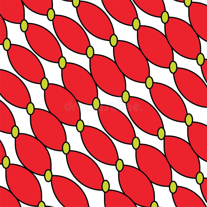 Abstract Shapes in a Row Seamless Pattern. Wallpaper or Fabric Print ...