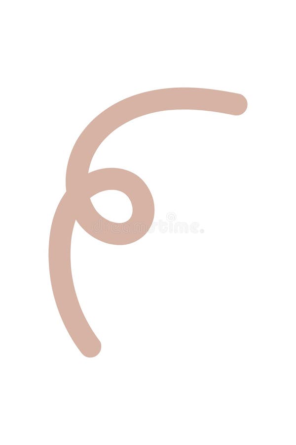 Abstract Shapes Spiral Curved Line Artistic Motion Stock Vector ...