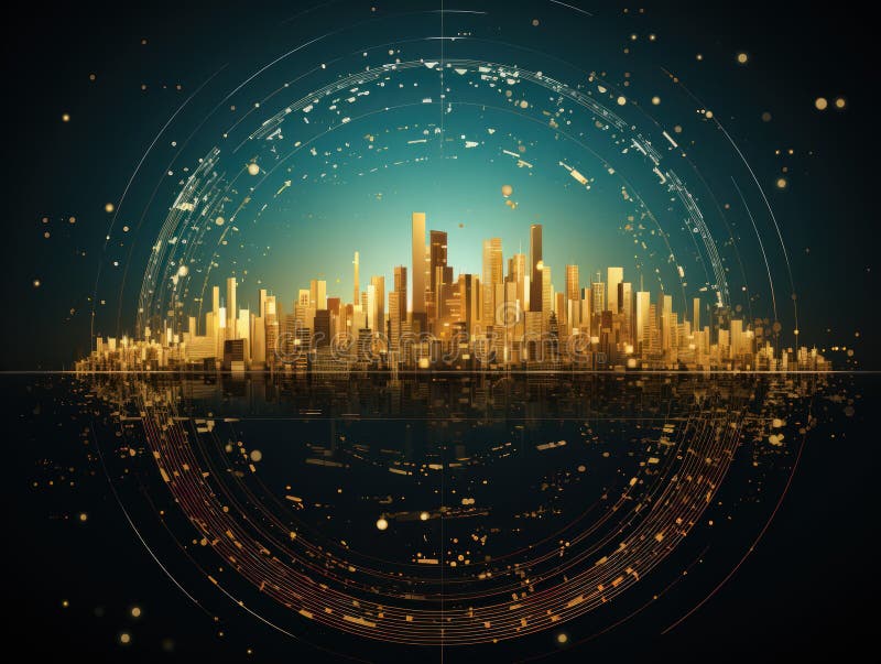 Abstract Shapes in Text ASCII Art Style Stock Illustration ...