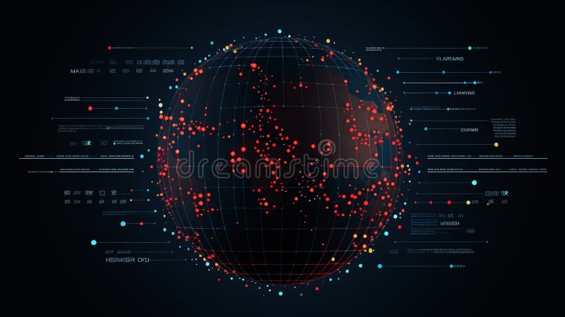 Abstract Shapes in Text ASCII Art Style Stock Illustration ...