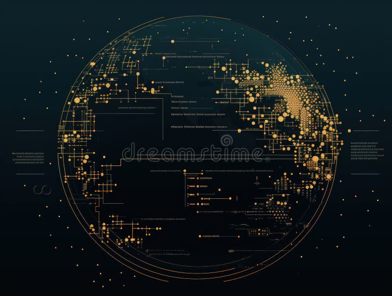 Abstract Shapes in Text ASCII Art Style Stock Illustration ...