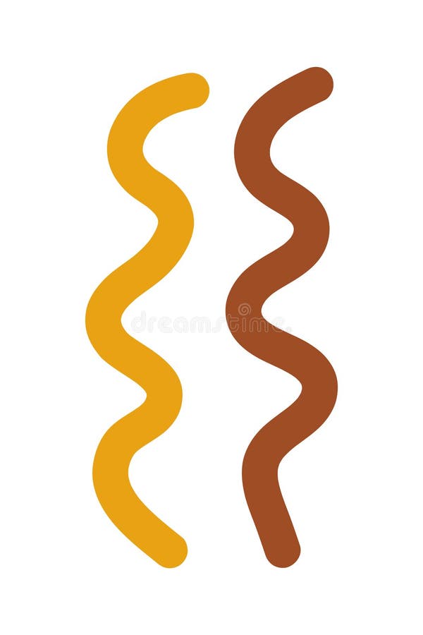 Abstract Shapes Wavy Zigzag Lines Artistic Flow Stock Illustration ...