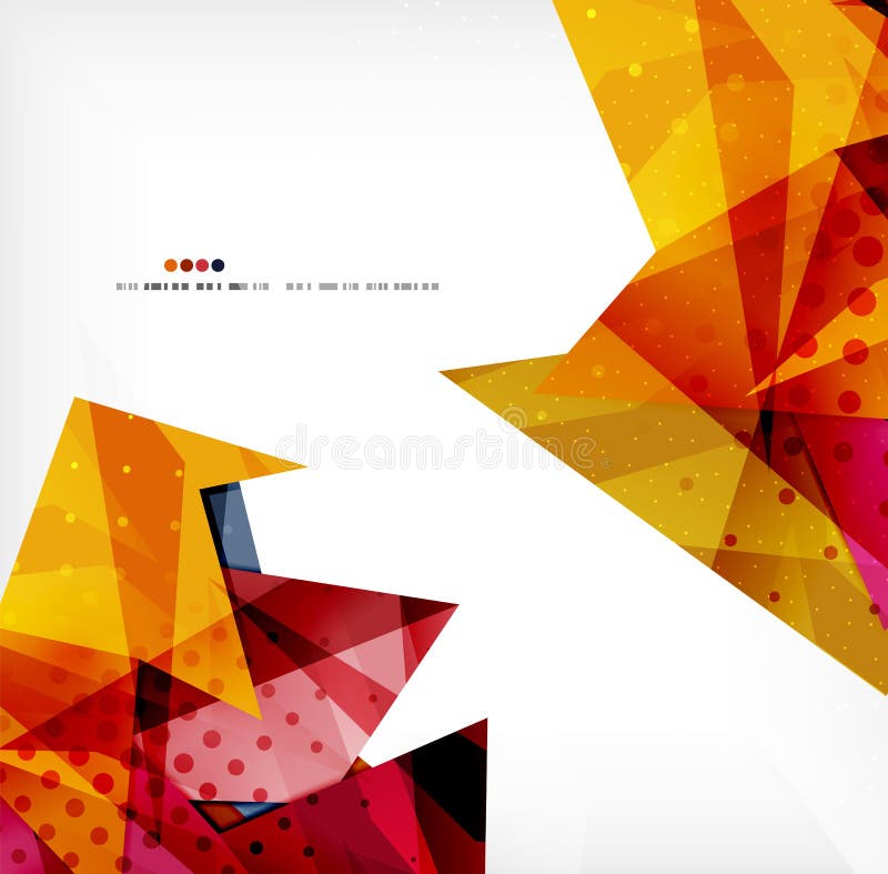 Abstract Sharp Angles Background Stock Vector - Illustration of hexagon ...