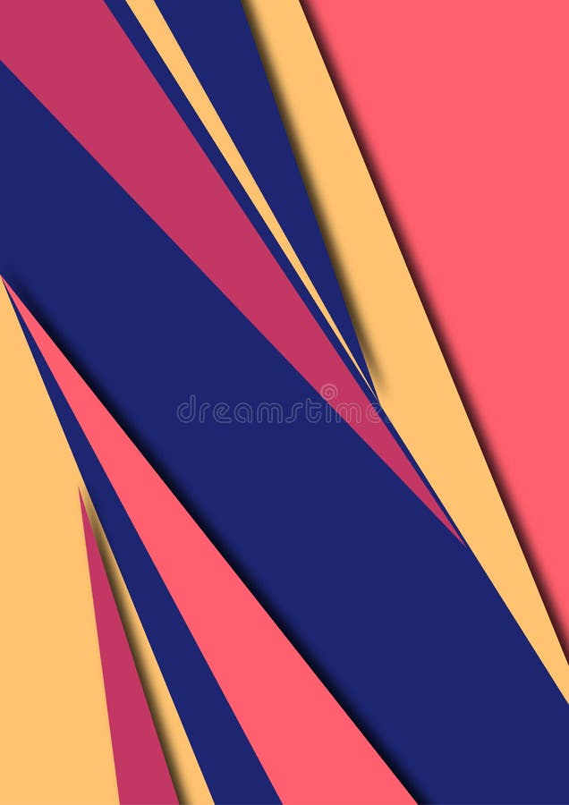Abstract Sharp Corners Background - Business Brochure Layout. Vector ...