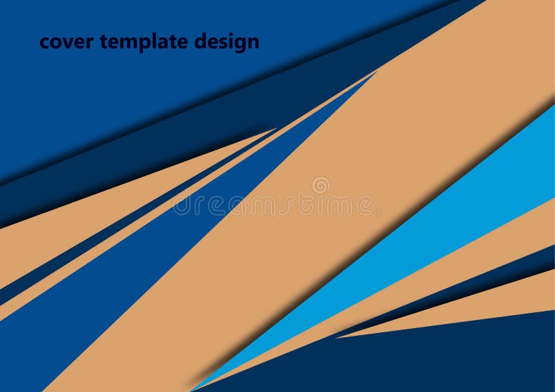 Abstract Sharp Corners Background - Business Brochure Layout. Vector ...