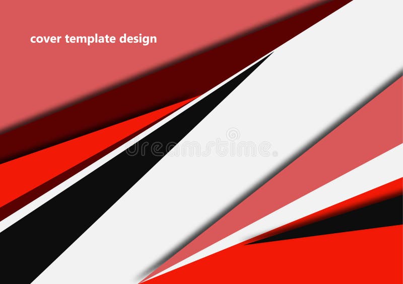 Abstract Sharp Corners Background - Business Brochure Layout. Vector ...