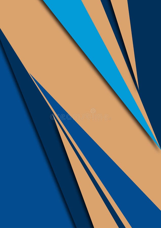 Abstract Sharp Corners Background - Business Brochure Layout. Vector ...