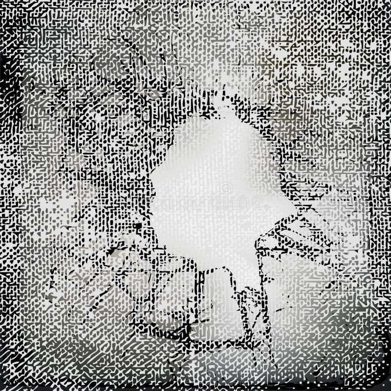 Abstract Shatter Background. Exploded Black Pieces Scatter, Shattered ...