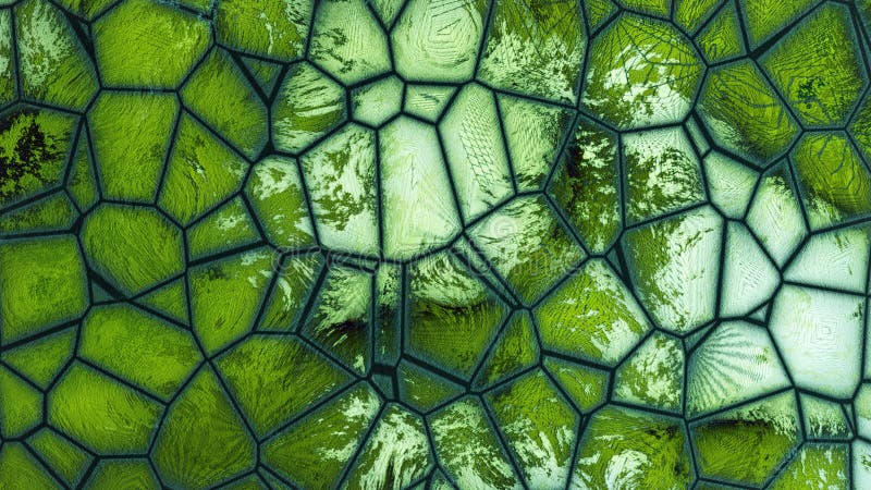 Abstract Shattered Texture Effect in Rich Colors Made of Various ...