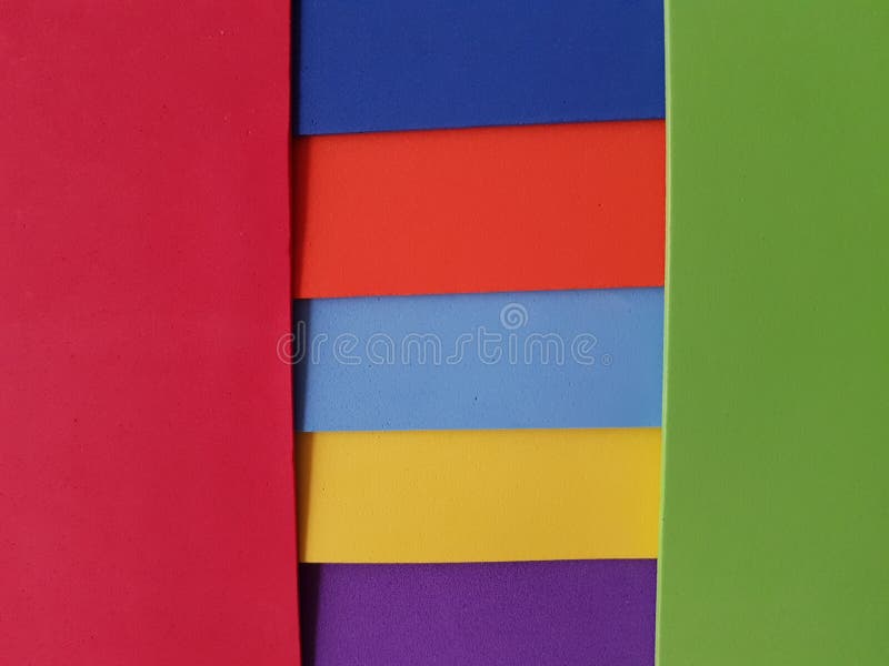 Abstract with Sheets of Foamy in Rainbow Colors, Background and Texture ...