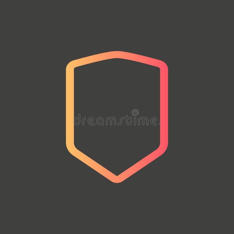 Abstract shield icon stock vector. Illustration of icon - 94869145