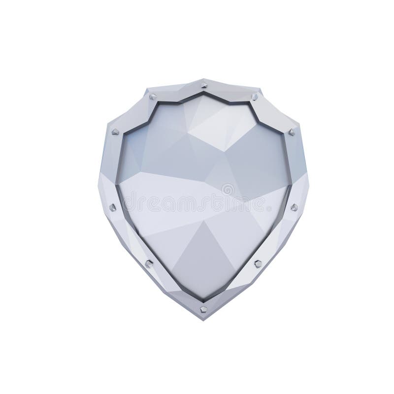 Abstract Shield Isolated. Illustration Stock Illustration ...