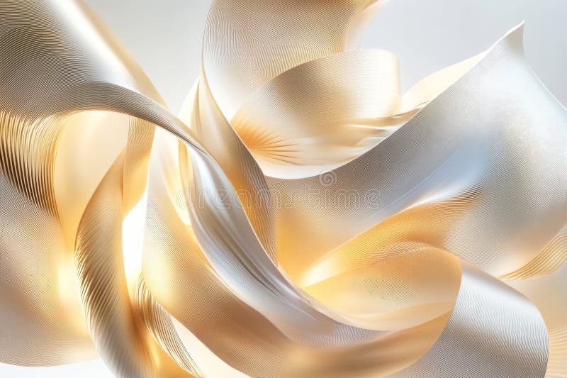 Abstract Shifting Blocks Gold Dynamically Transitioning Smooth Motion ...