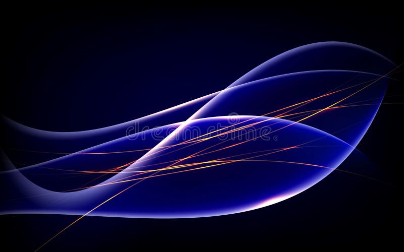 Abstract Shine Luxury Golden Lines and Light Blue Lines Element. Stock ...