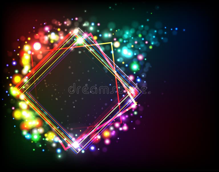 Abstract shining frame stock vector. Illustration of backdrop - 20770207