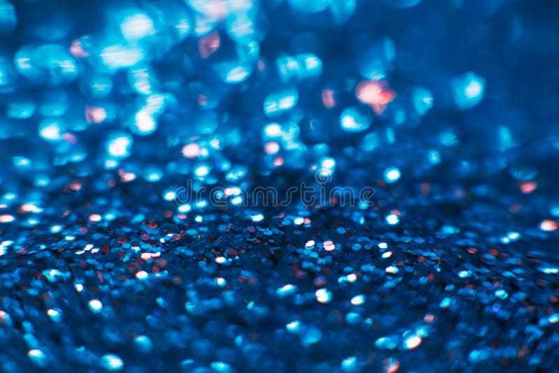 Abstract Shining Glitters Blue Makeup Background Stock Image - Image of ...