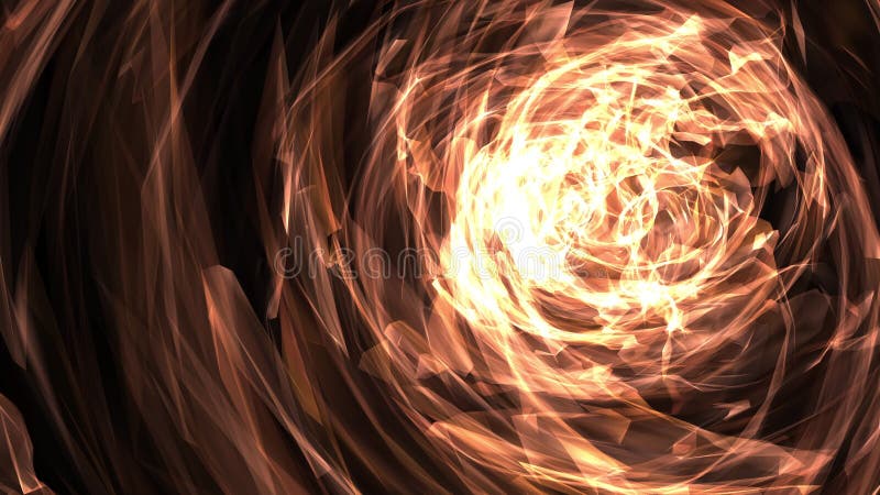 Abstract Shining Lights Fire Vortex Energy Flows Motion Background ...