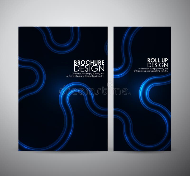 Abstract Shining Pattern. Brochure Business Design Template or Roll Up ...