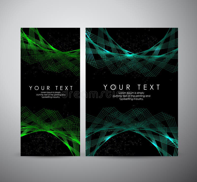 Abstract Shining Pattern Digital - Vector Background. Banner Business ...