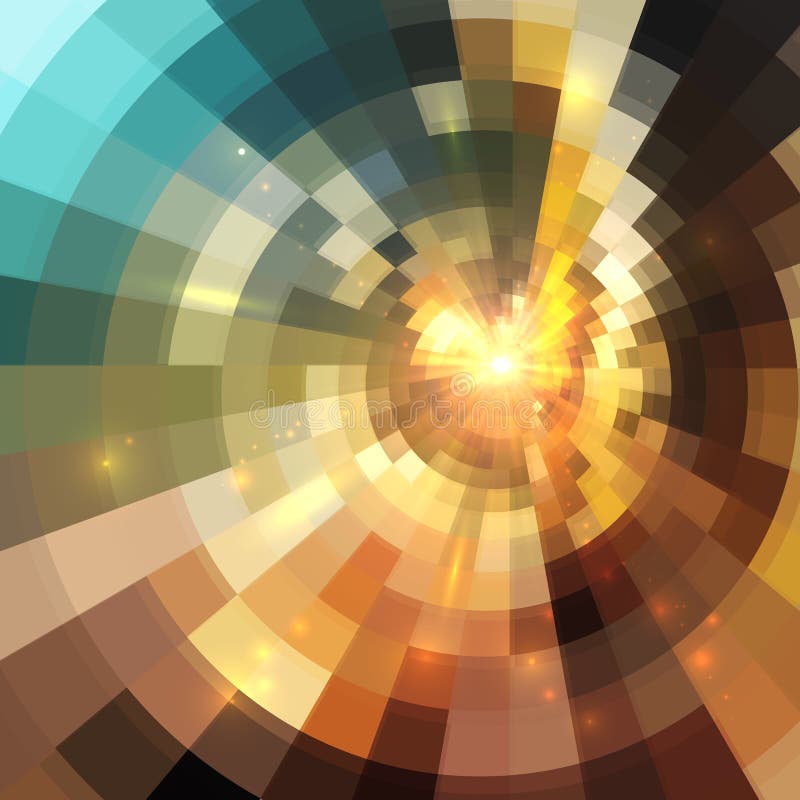 Abstract Shining Vector Mosaic Background Stock Vector - Illustration ...