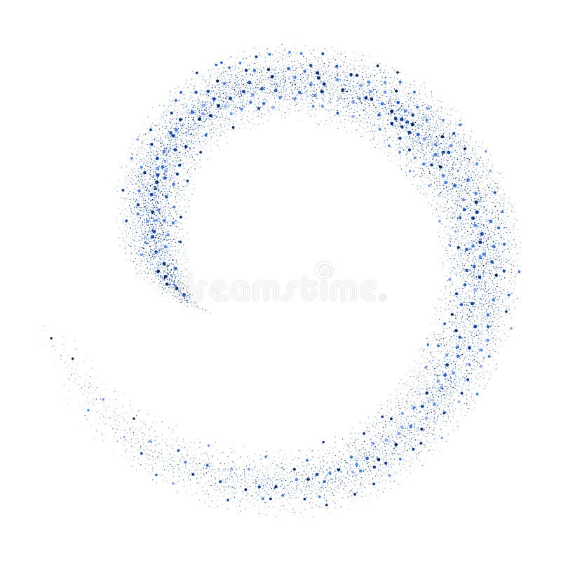 Abstract Shiny Blue Glitter Design Element Stock Vector - Illustration ...