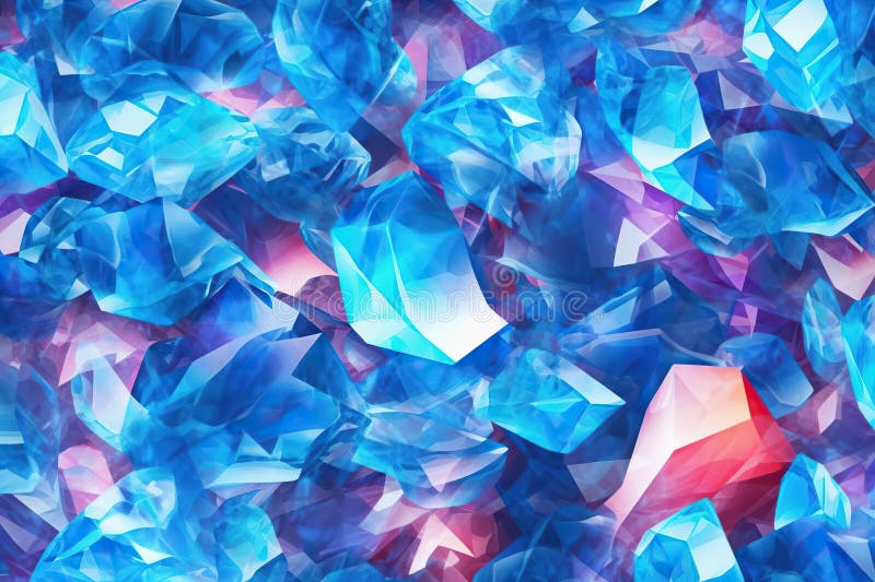 Abstract Shiny 3d Crystal Background, Diamant Texture, Faceted Gem ...