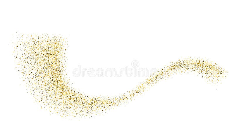 Abstract Shiny Gold Glitter Design Element Stock Illustration ...