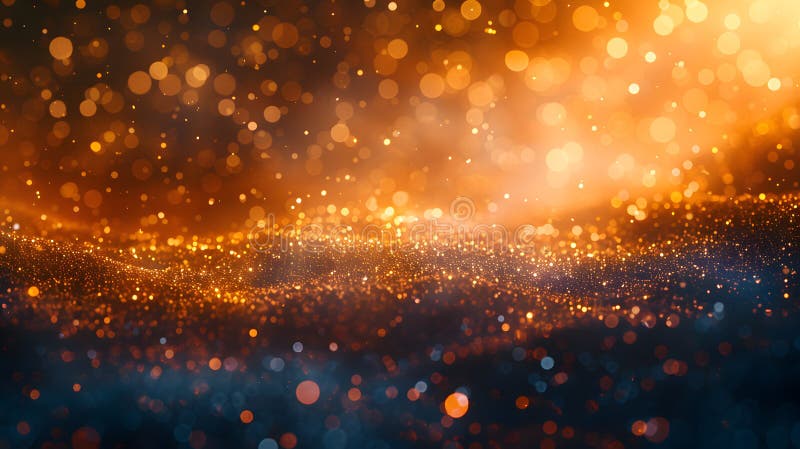 Abstract Shiny Gold Glitter Design Element Set Stock Photo - Image of ...