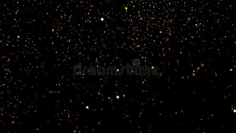 Abstract Shiny Gold Particles Stock Photo - Image of freeze, xmas ...