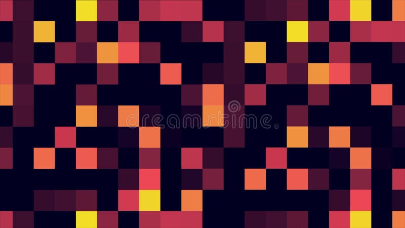 Abstract Shiny Light Pixel Block Moving Background. Abstract Pixel ...