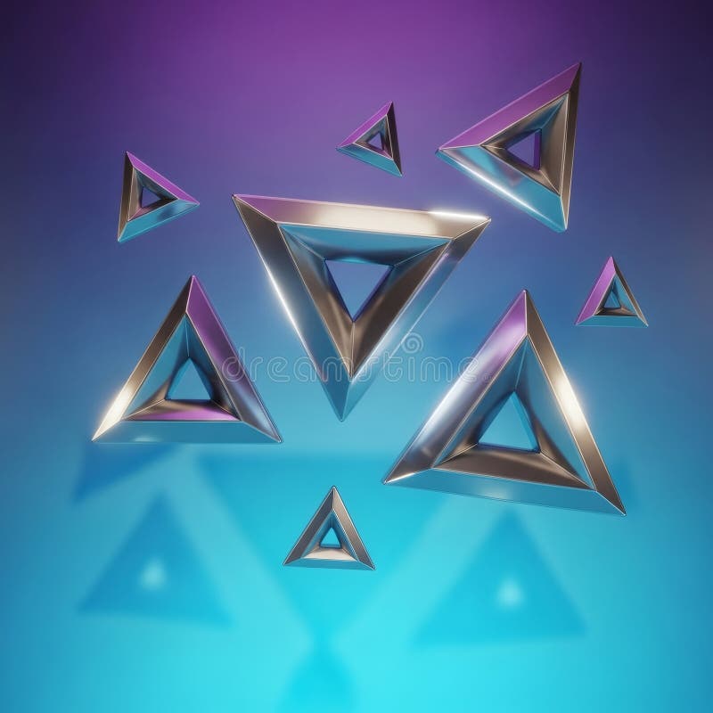 Shiny Metallic Triangles Stock Illustrations – 8,273 Shiny Metallic ...