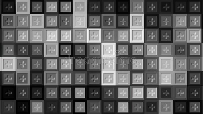 8-bit Pixel Block Characters Looking in Different Directions Stock ...