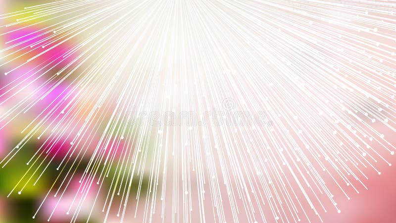 Abstract Shiny Pink Green and White Burst Lines Background Stock Vector ...