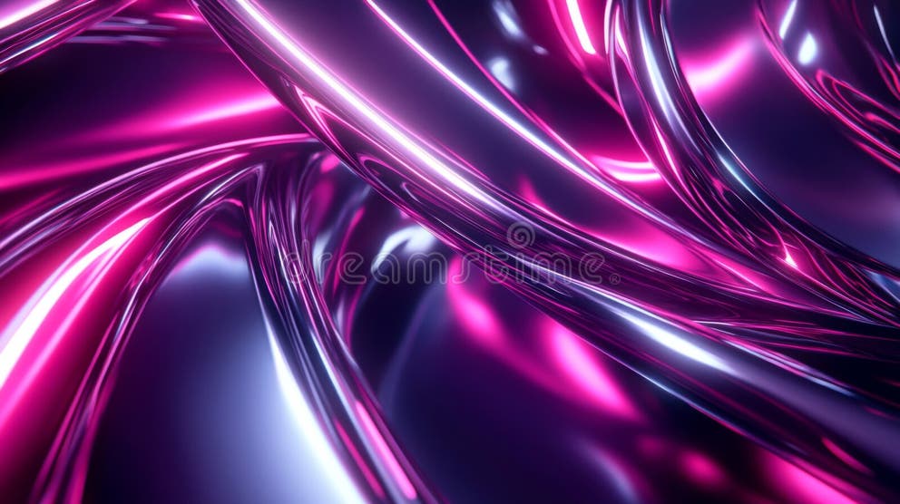 Abstract Shiny Purple and Pink Liquid Texture Stock Illustration ...