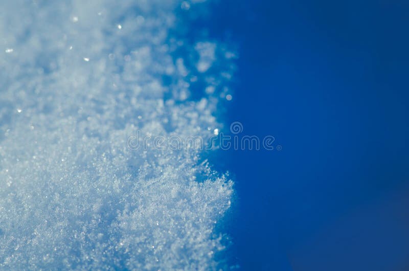 Abstract Shiny Snow Background. Blue White Snowy Winter Texture Stock ...