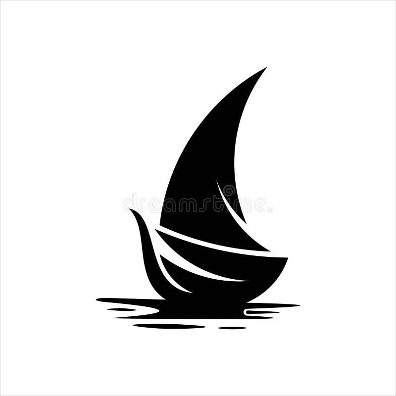 Abstract Ship Logo Design Concept Stock Vector - Illustration of ...