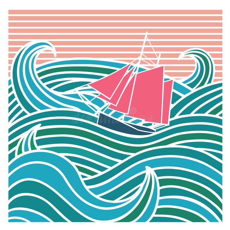 Ship Motif Stock Illustrations – 685 Ship Motif Stock Illustrations ...