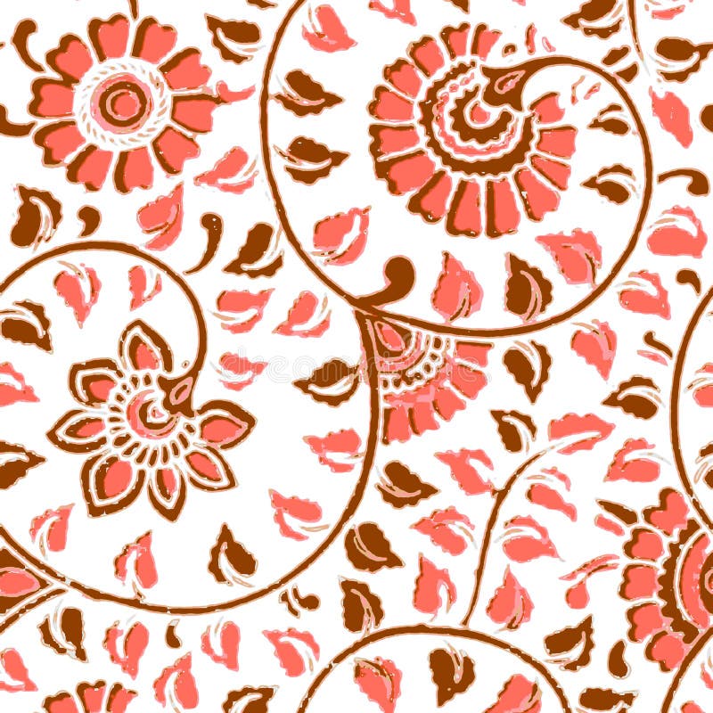 Abstract, Shirting Design, Ajrakh Pattern, Background Digital Printing ...