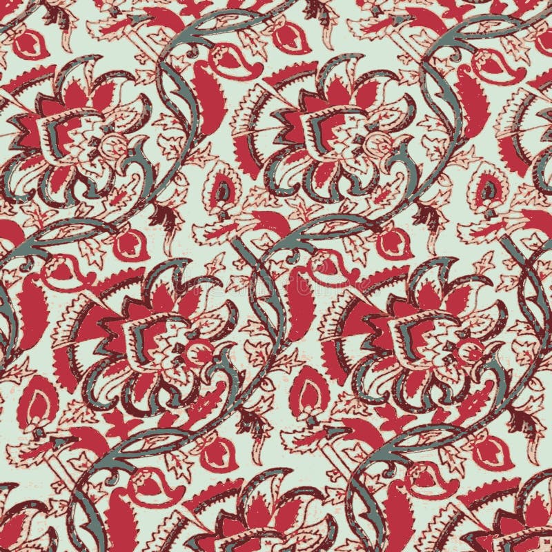 Abstract, Shirting Design, Ajrakh Pattern, Background Digital Printing ...