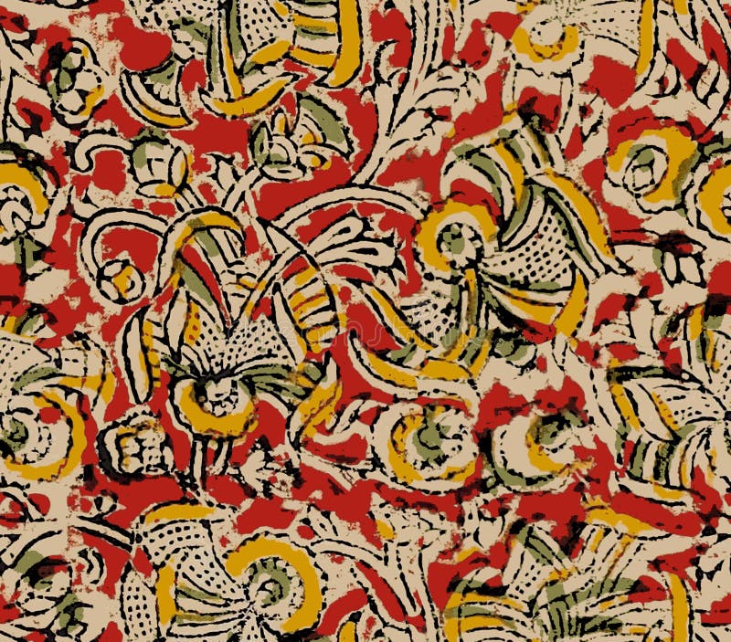 Abstract, Shirting Design, Ajrakh Pattern, Background Digital Printing ...