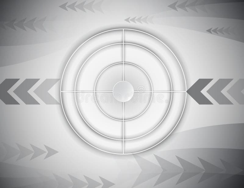Abstract Shooting Range Target Digital Technology Concept Stock Vector ...