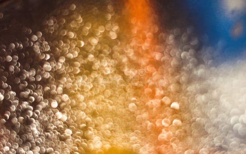 Abstract Shot of Small Bokeh Lights on a Colorful Background Stock ...