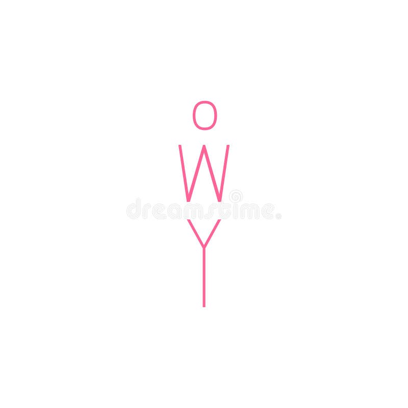 Abstract Sign of Female Letter. Isolated Vector Illustration Stock ...