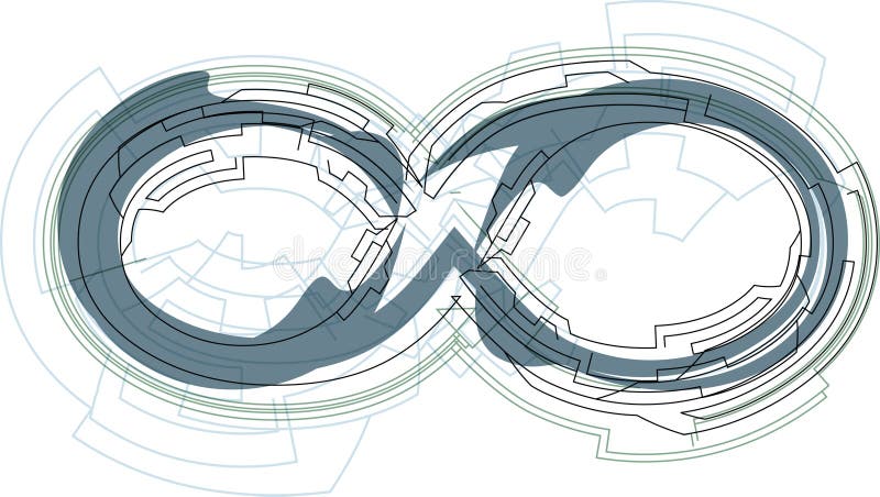 Abstract sign stock vector. Illustration of endless - 101590129