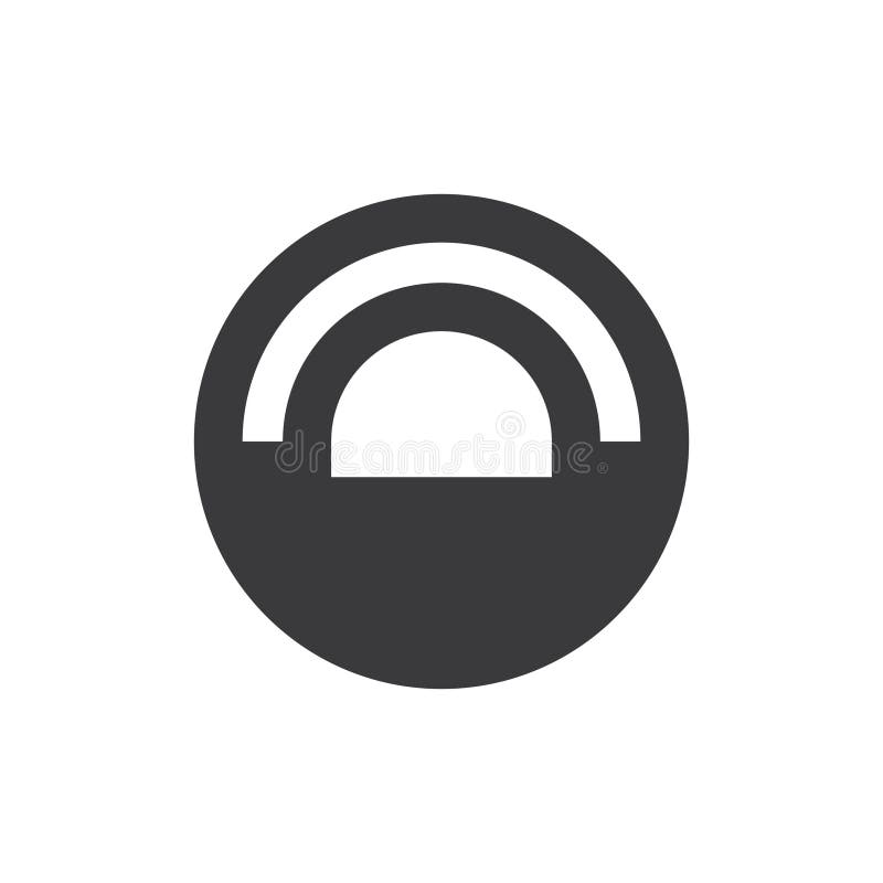 Signal circle logo stock vector. Illustration of technology - 98850271