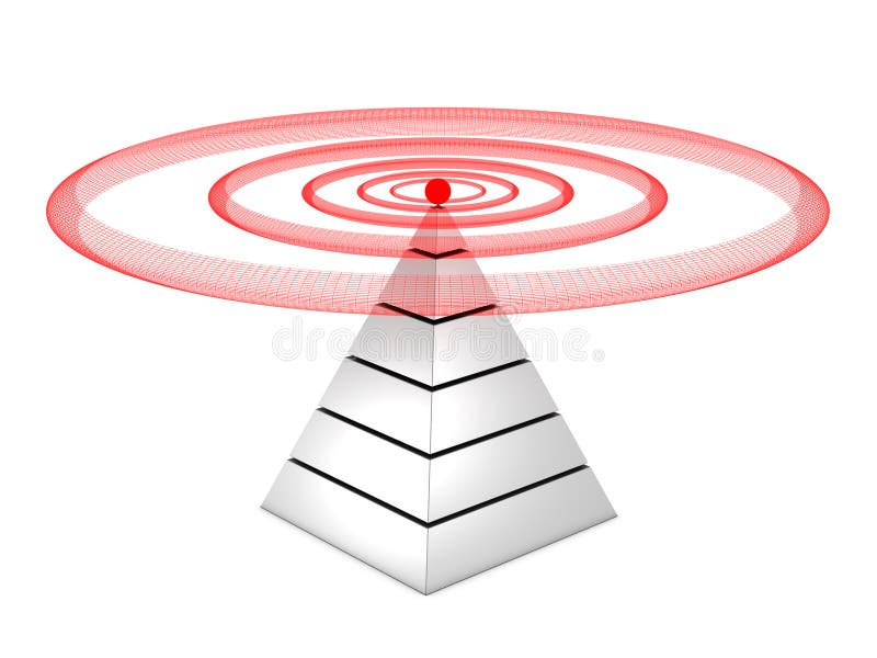 Abstract signal sender stock illustration. Illustration of connection ...